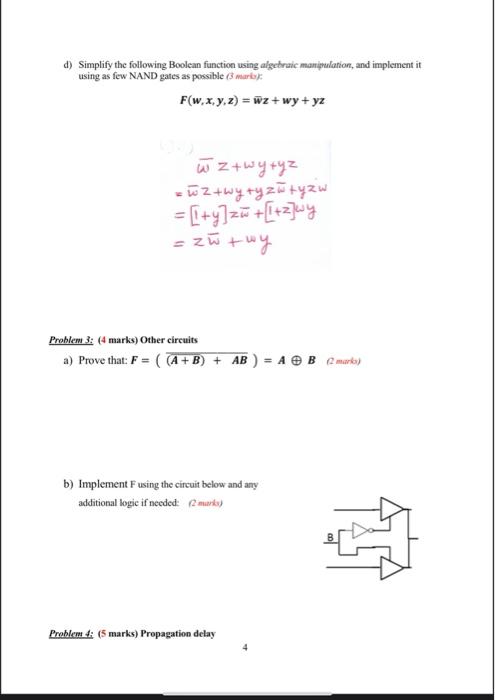 Solved Problem I: (8 marks) Number Systems conversion and | Chegg.com
