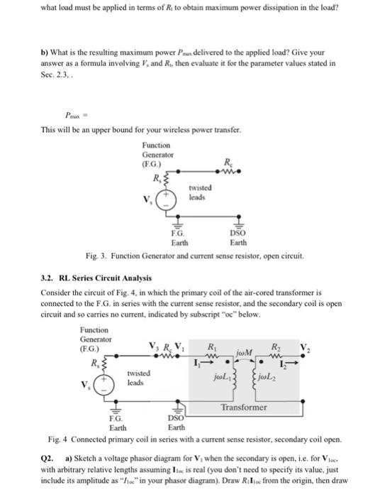 Solved 3. PREWORK 3.1. Optimum Power Transfer Theory - | Chegg.com