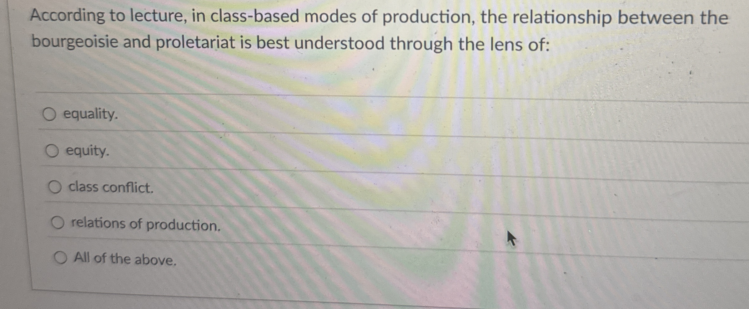 Solved According to lecture, in class-based modes of | Chegg.com