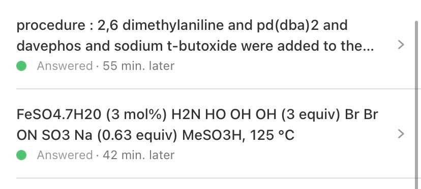 procedure : 2,6 dimethylaniline and pd(dba)2 and | Chegg.com