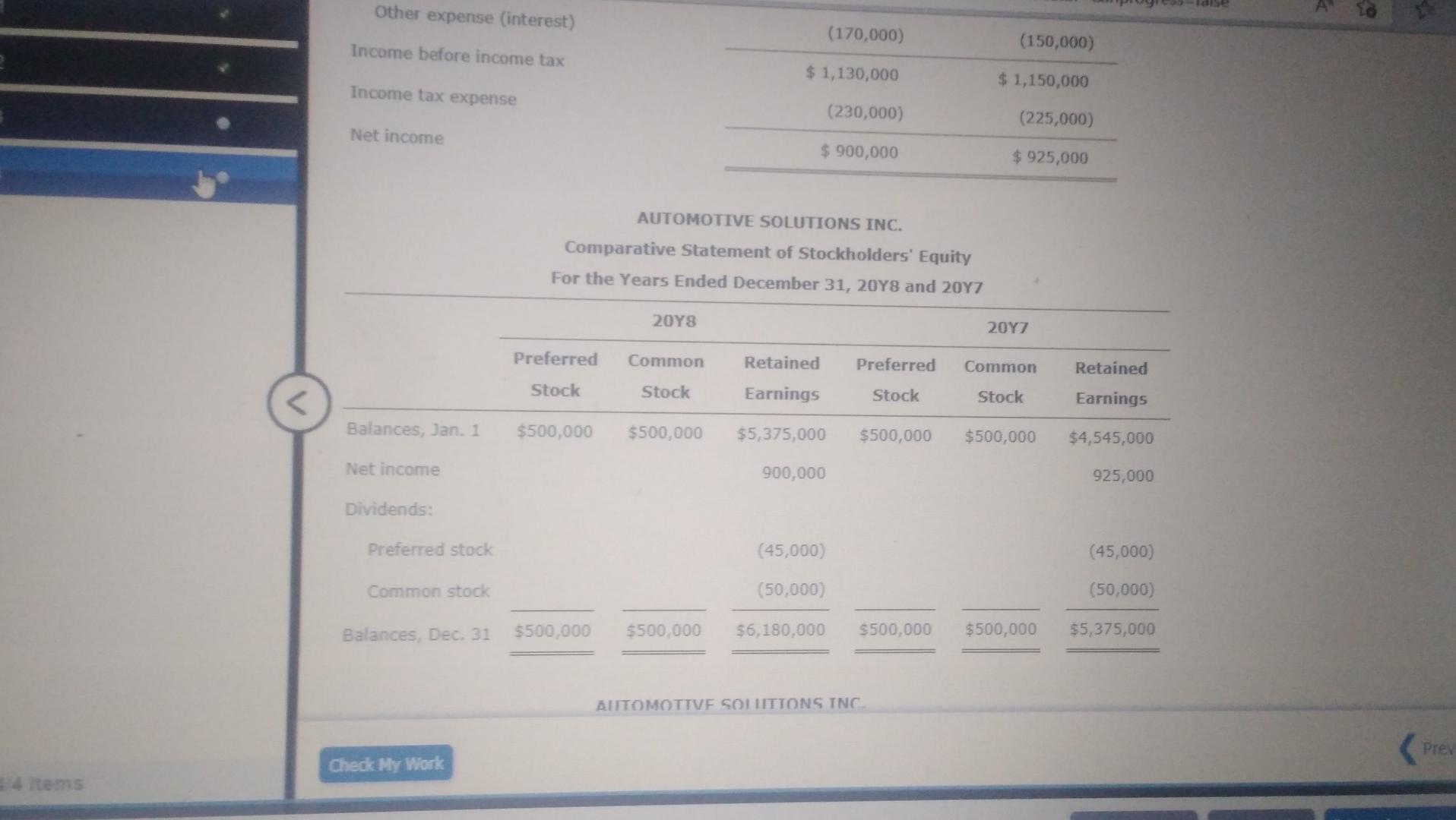 Solved Twenty metrics of liquidity, Solvency, and | Chegg.com