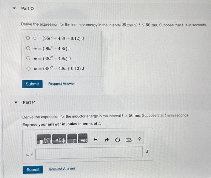 Solved The triangular current pulse shown in (Figure 1) is | Chegg.com