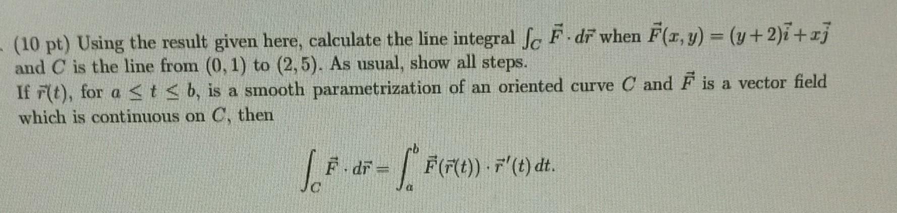 Solved (10 pt) Using the result given here, calculate the | Chegg.com