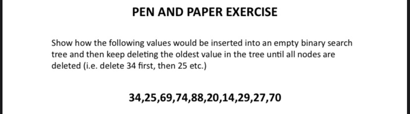 Solved PEN AND PAPER EXERCISEShow how the following values | Chegg.com