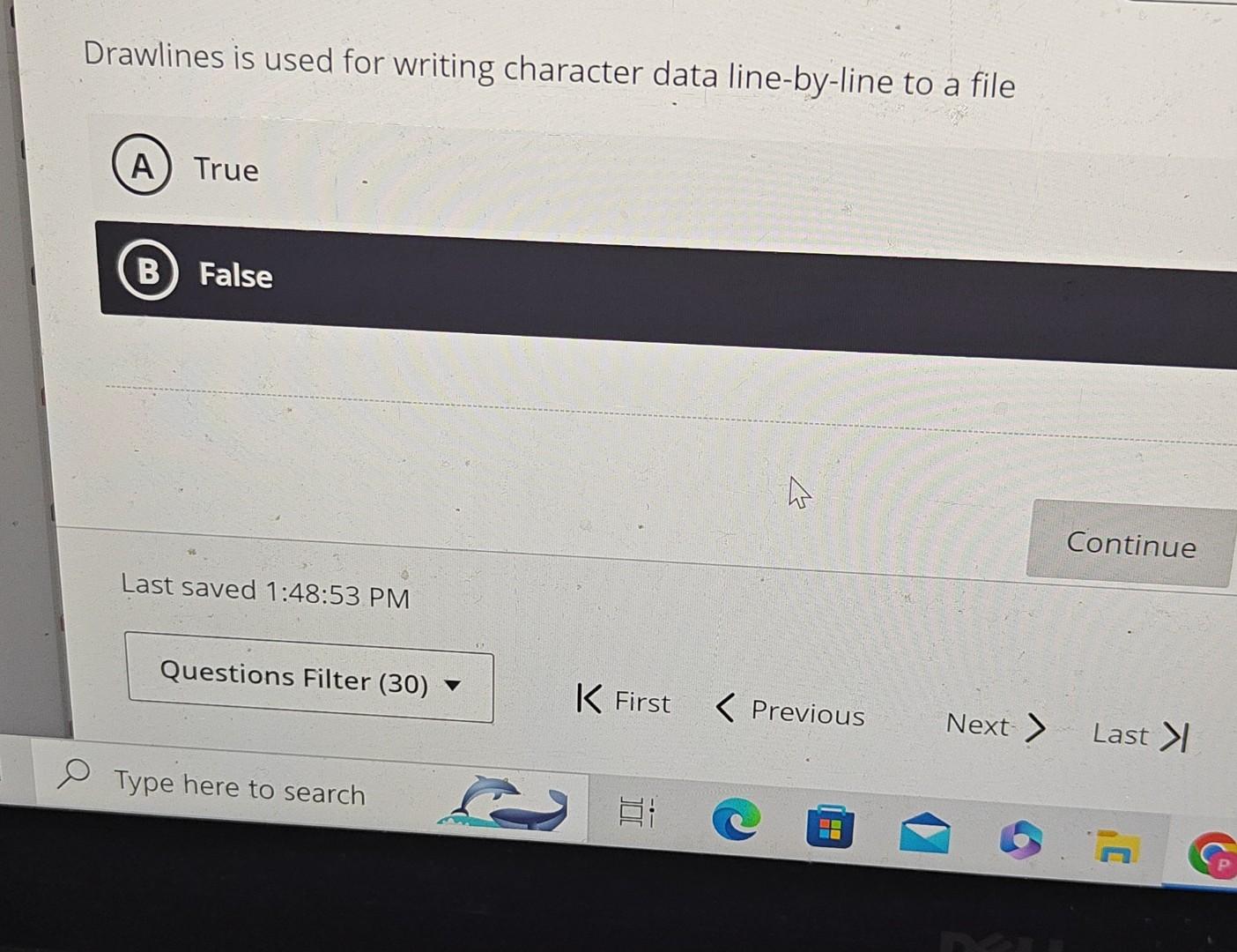 Solved Drawlines is used for writing character data | Chegg.com