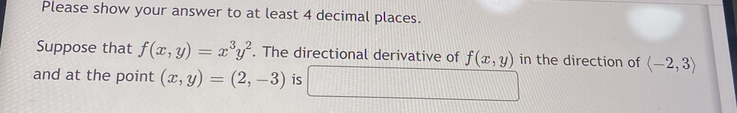 Solved Please show your answer to at least 4 ﻿decimal | Chegg.com