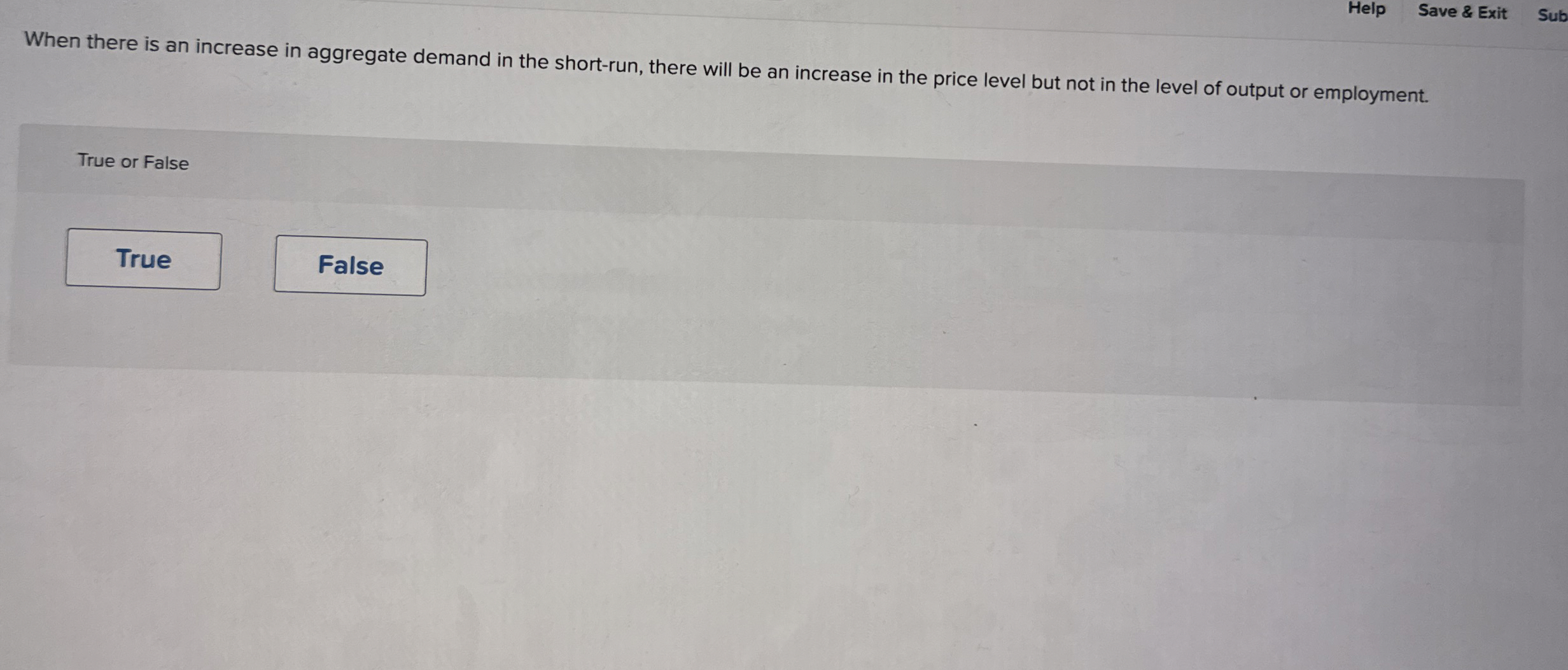 Solved HelpSave & ExitSubWhen there is an increase in | Chegg.com