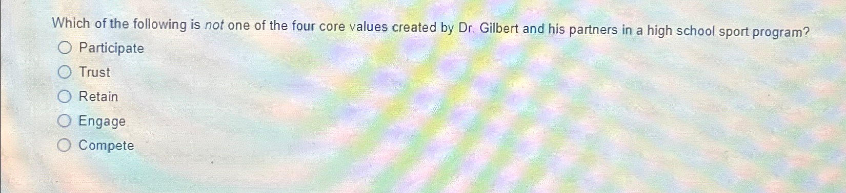 Solved Which of the following is not one of the four core | Chegg.com