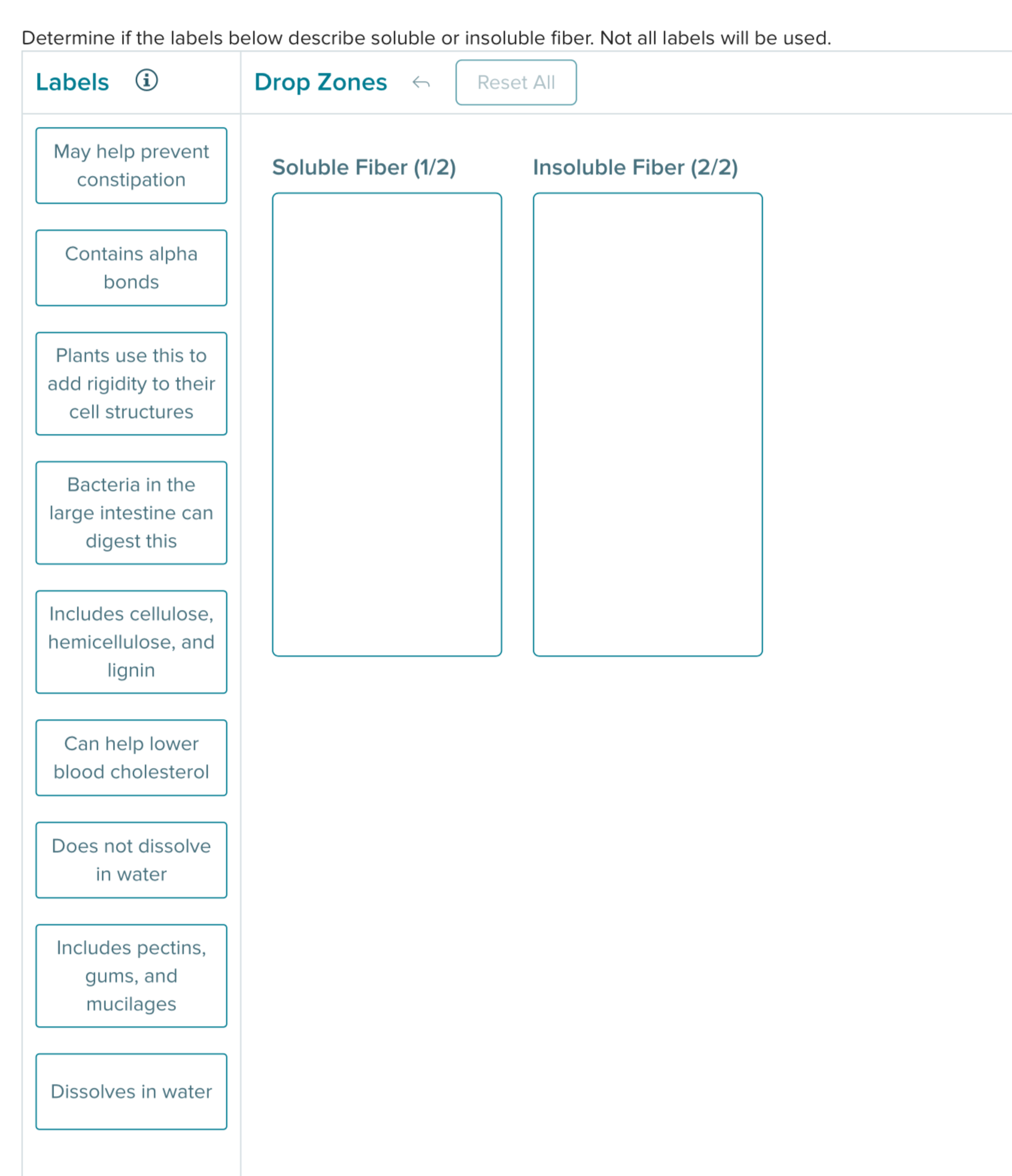 Solved Determine if the labels below describe soluble or | Chegg.com