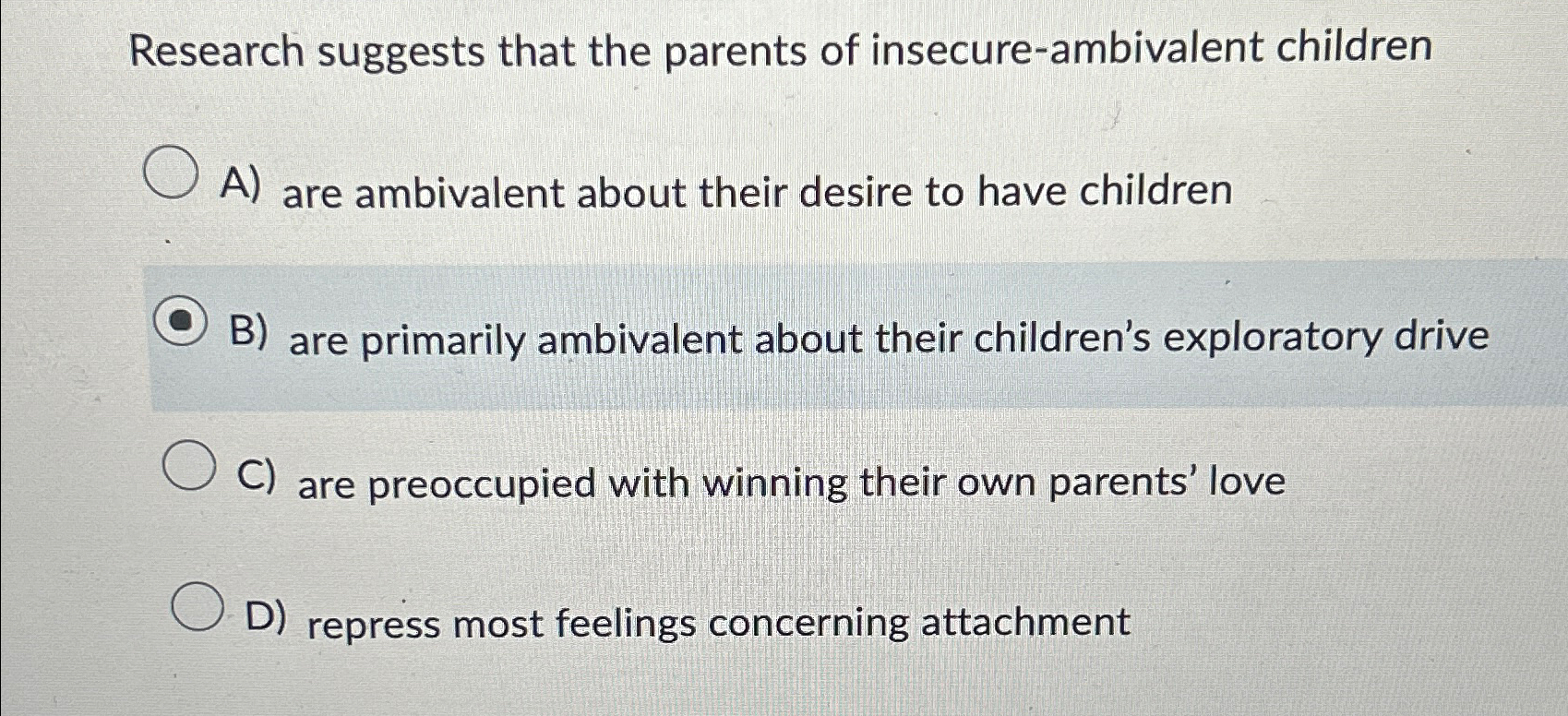 Solved Research suggests that the parents of | Chegg.com
