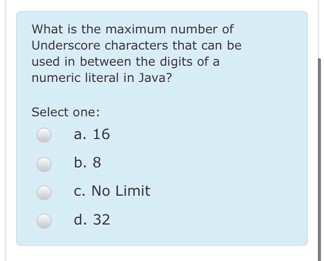 Solved What is the maximum number of Underscore characters | Chegg.com