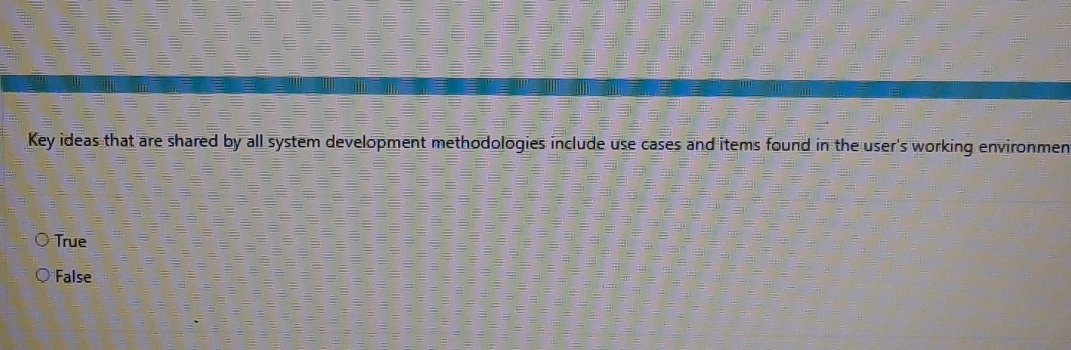 Solved Key ideas that are shared by all system development | Chegg.com