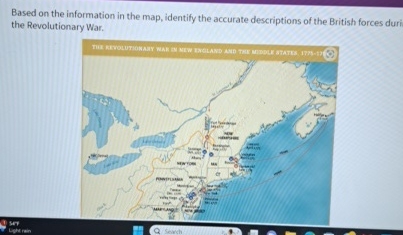 Solved Based on the information in the map, identify the | Chegg.com
