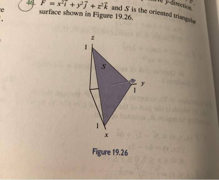 Solved F = x?i + y2j + z2k and S is the oriented triangular | Chegg.com