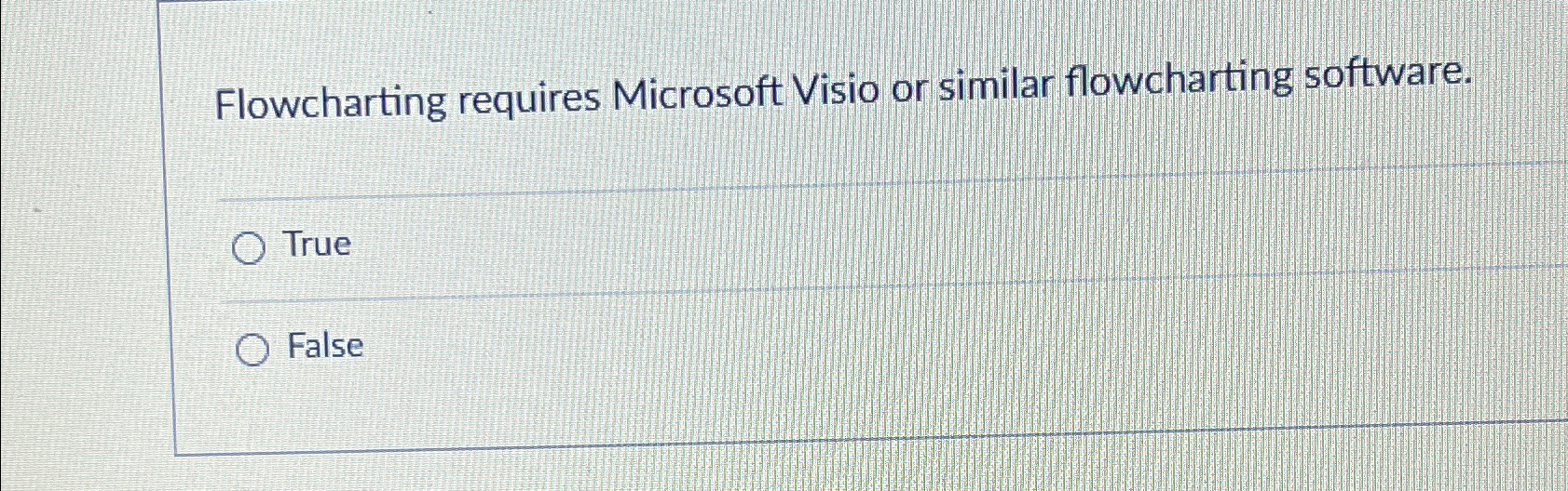 Solved Flowcharting Requires Microsoft Visio Or Similar