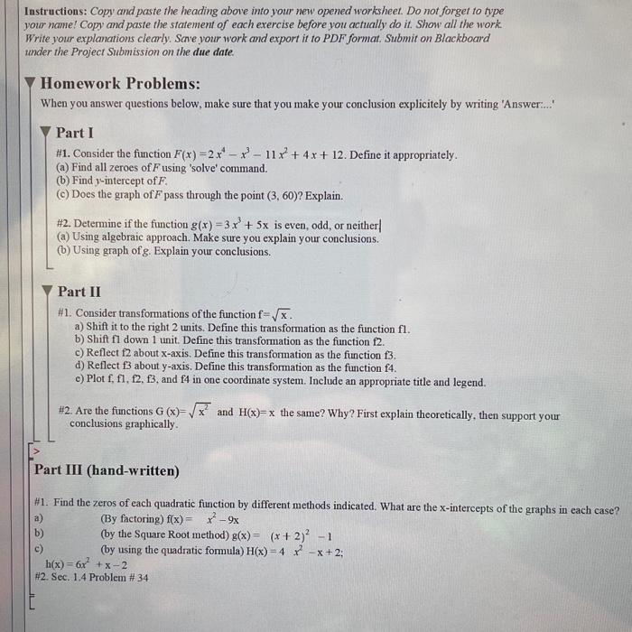 Solved Do it in Maple and send with the pdf file, sir. | Chegg.com