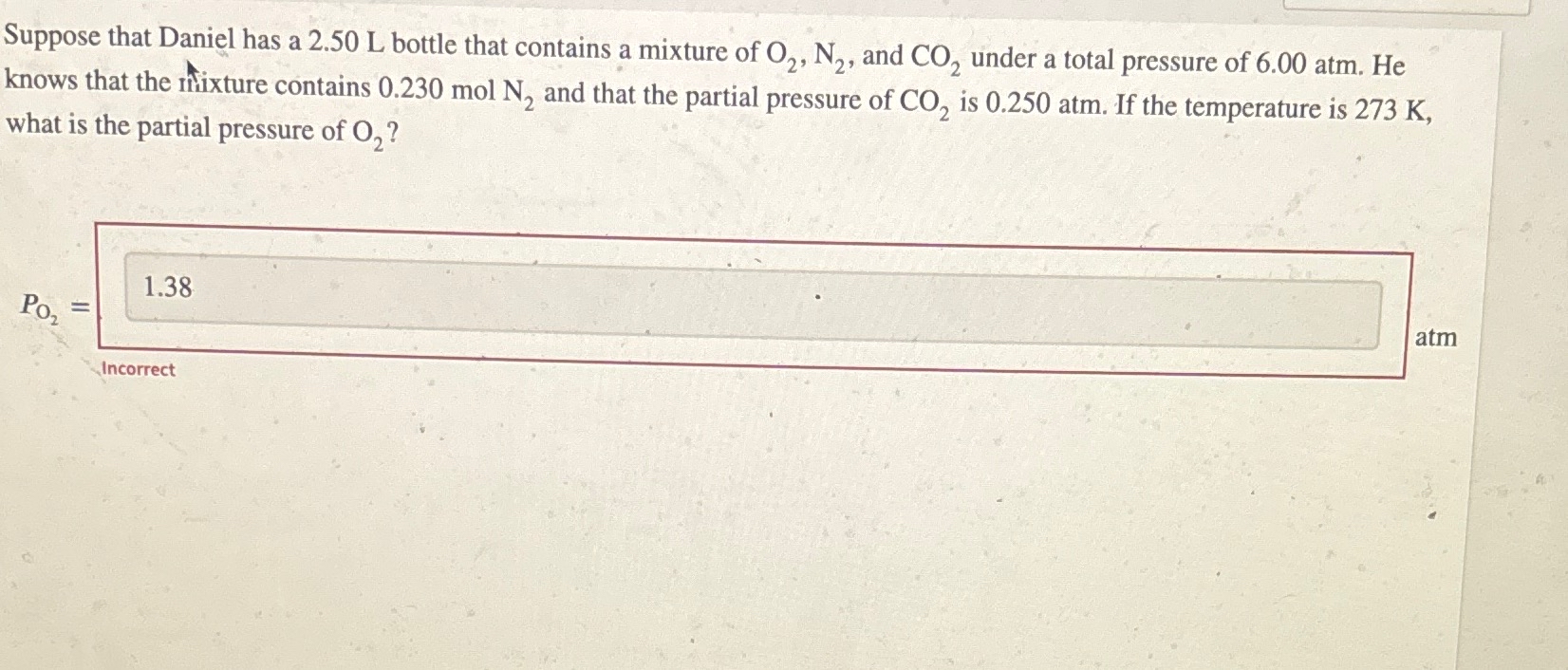 Solved Suppose that Daniel has a 2.50L ﻿bottle that contains | Chegg.com