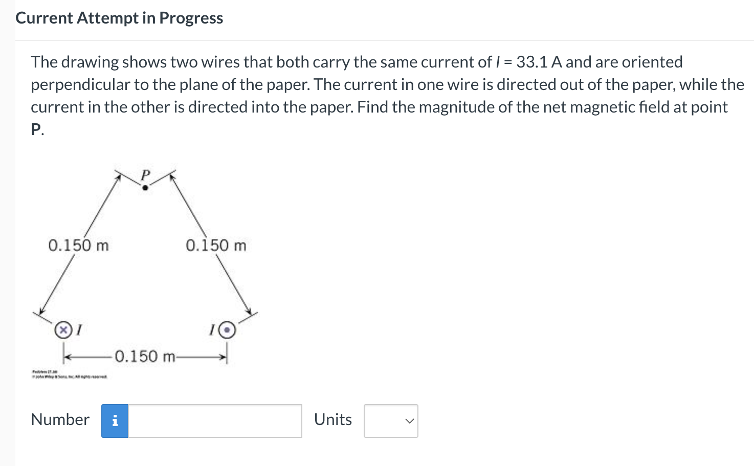Solved Current Attempt in ProgressThe drawing shows two | Chegg.com