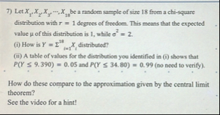 Solved Let x1,x2,x3,cdots,x18 ﻿be a random sample of size 18 | Chegg.com