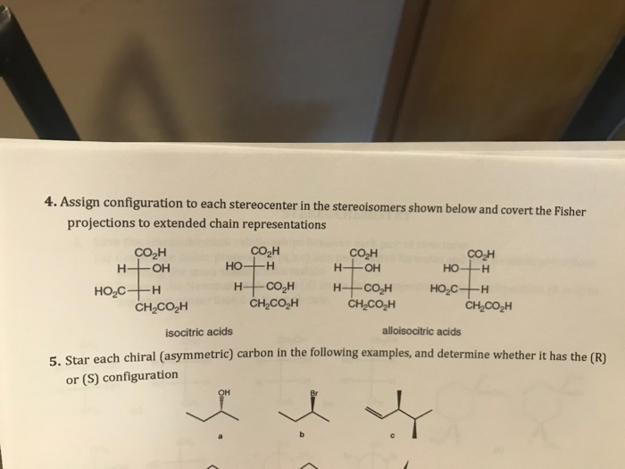 Solved 4. Assign configuration to each stereocenter in the | Chegg.com