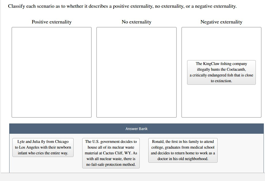 Solved Classify each scenario as to whether it describes a | Chegg.com