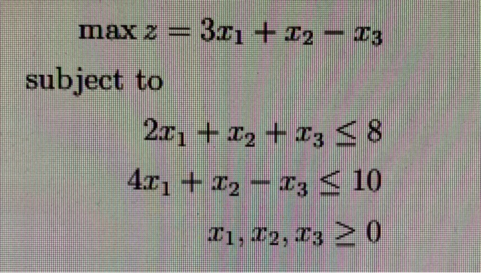 Solved Using the dual simplex method, find the dual of the | Chegg.com