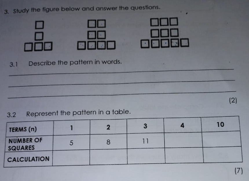 Study the figure below and answer the questions.3.1 | Chegg.com