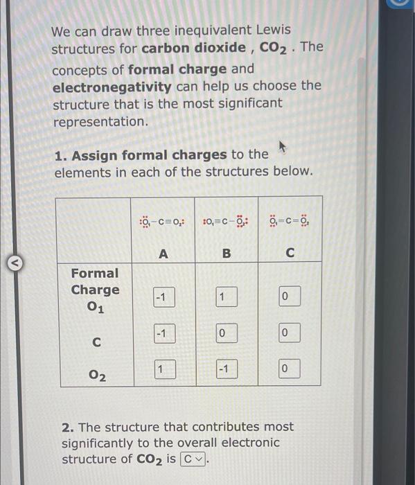 Solved u We can draw three inequivalent Lewis structures for | Chegg.com