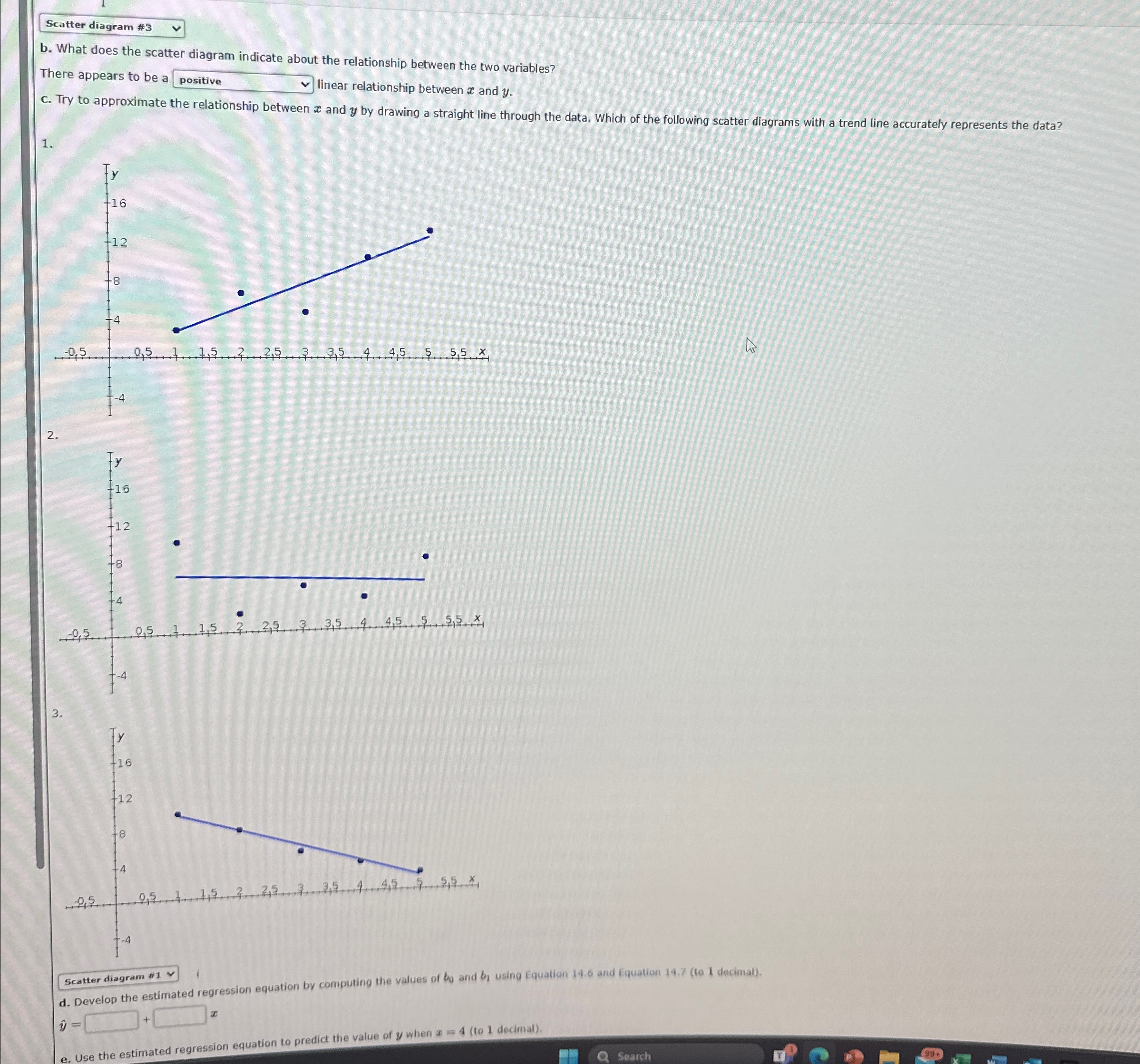 Solved Five observations taken for two variables | Chegg.com