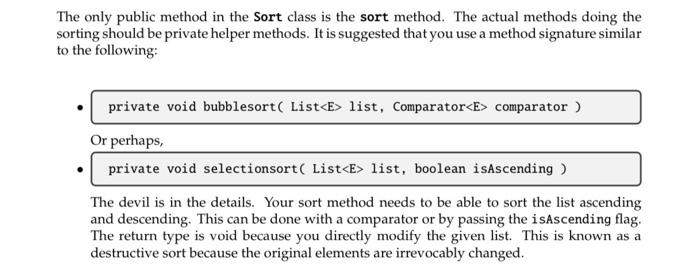 Solved 1. Develop JUnit test cases for the three sorts you | Chegg.com