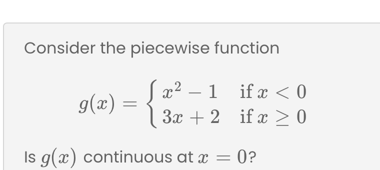 Solved Consider the piecewise | Chegg.com