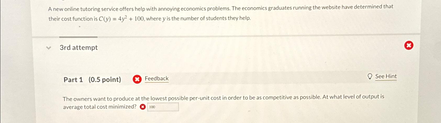 Solved A new online tutoring service offers help with | Chegg.com