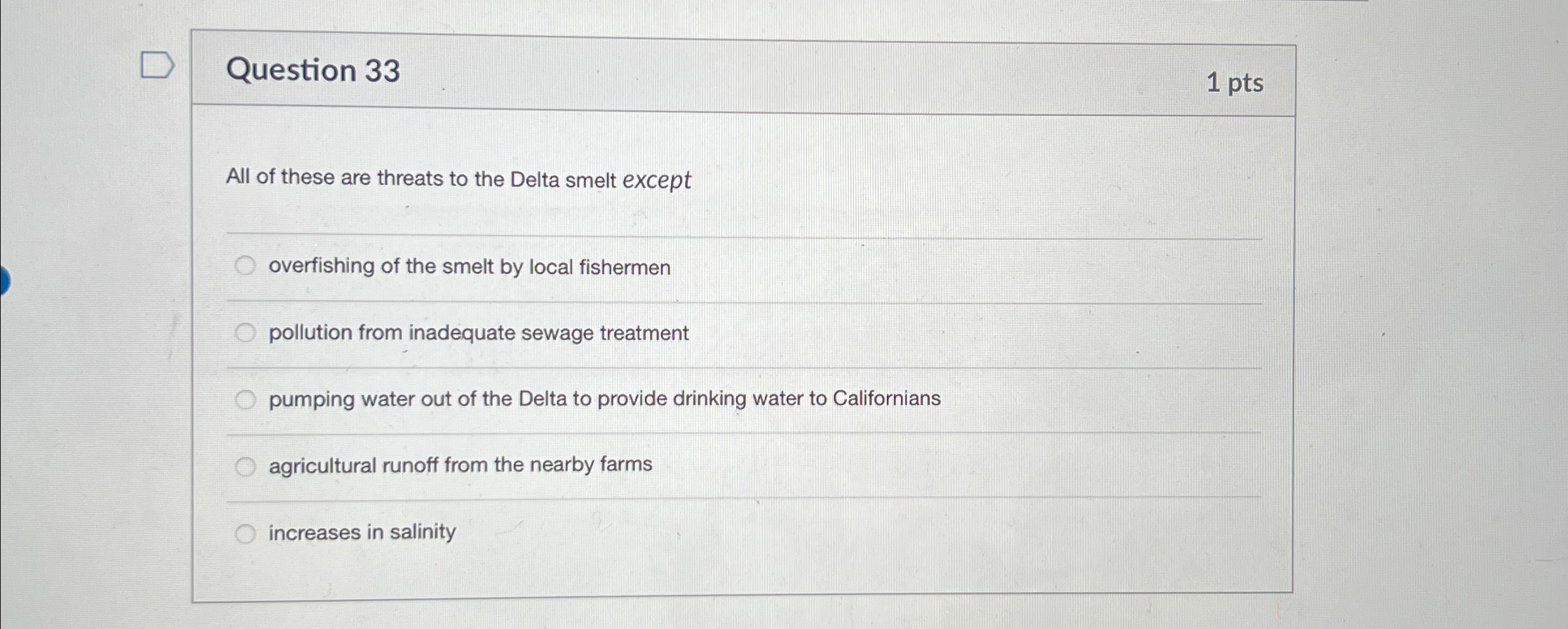 Solved Question 331 ﻿ptsAll of these are threats to the | Chegg.com