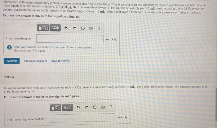 Solved Fluorocarbons (compounds that contain both carbon and | Chegg.com