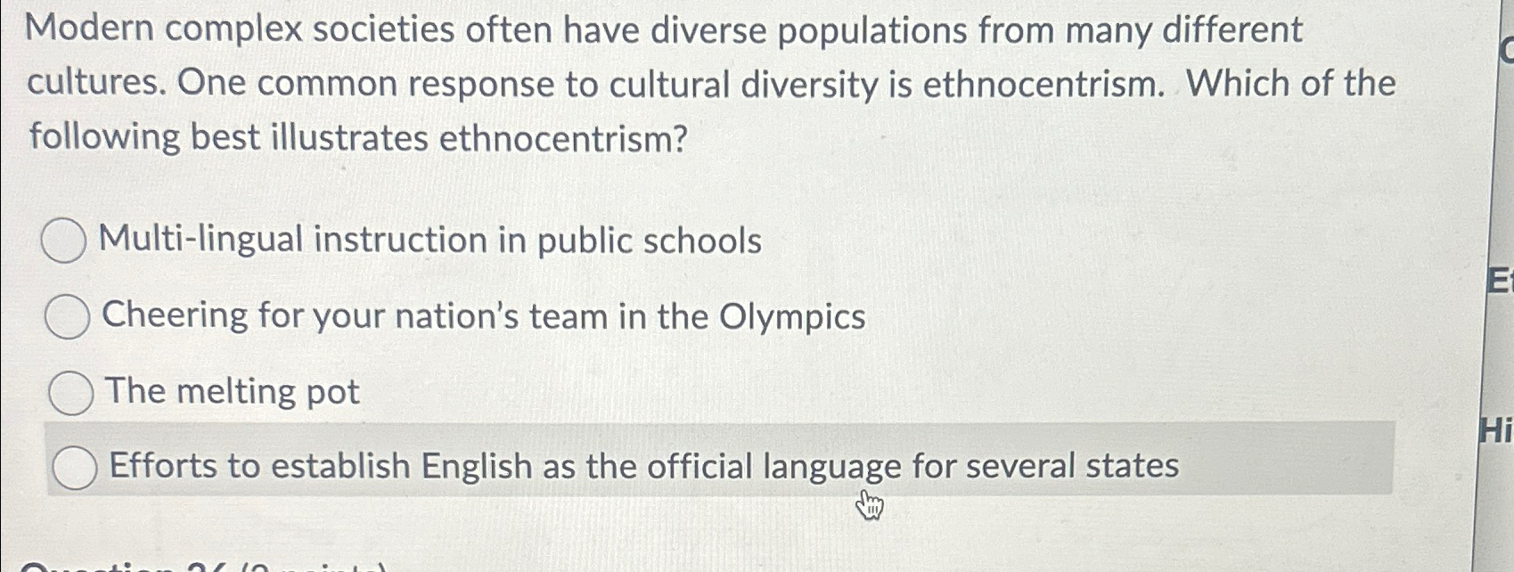 Solved Modern complex societies often have diverse | Chegg.com