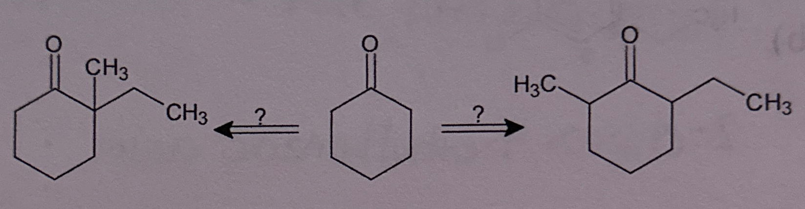 Solved Starting from cyclohexanone, show how to make the two | Chegg.com