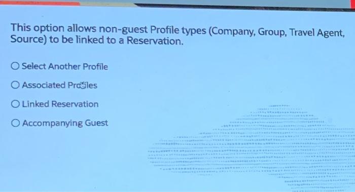 Solved This option allows non-guest Profile types (Company, | Chegg.com