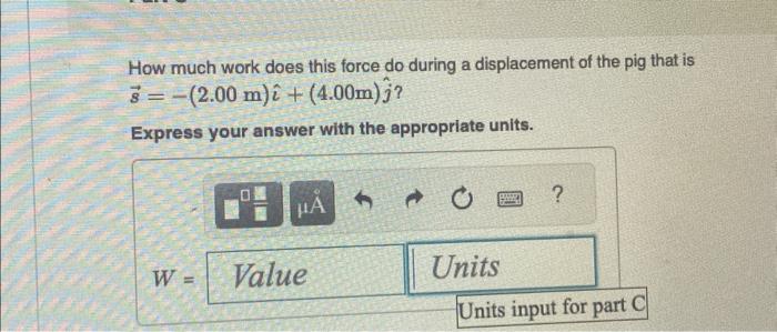 Solved On a farm, you are pushing on a stubborn pig with a | Chegg.com
