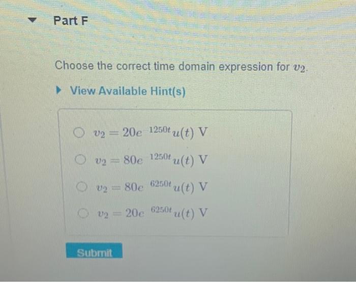 Solved Construct an s-domain circuit for t>0 and choose the | Chegg.com