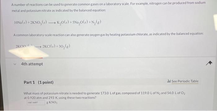 Solved A number of reactions can be used to generate common | Chegg.com