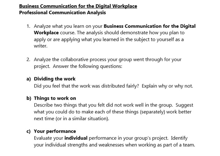 Business Communication for the Digital Workplace | Chegg.com