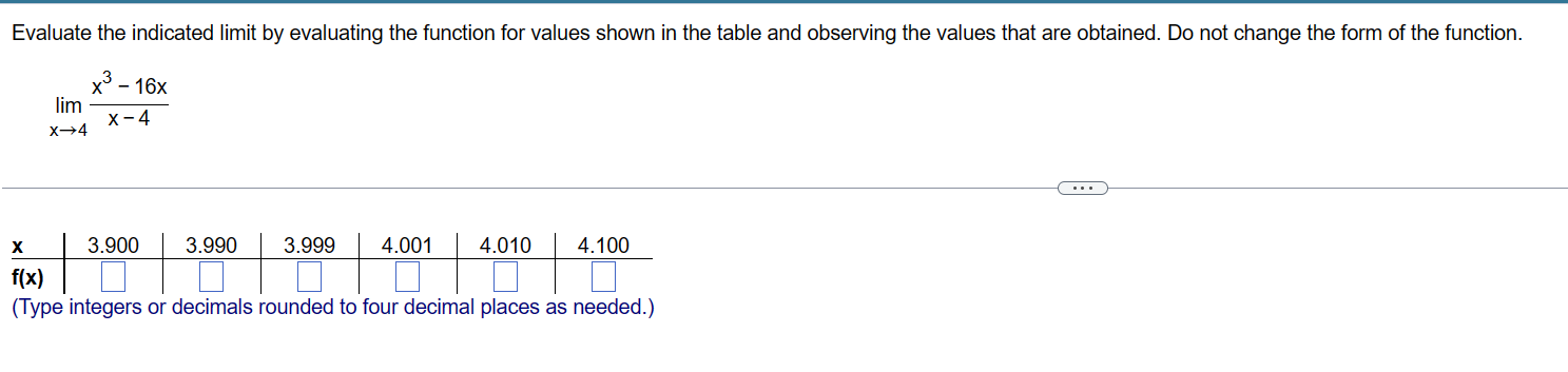 Solved Evaluate the indicated limit by evaluating the | Chegg.com
