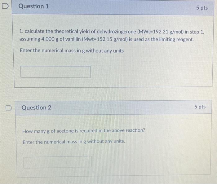 Solved 1. calculate the theoretical yield of | Chegg.com