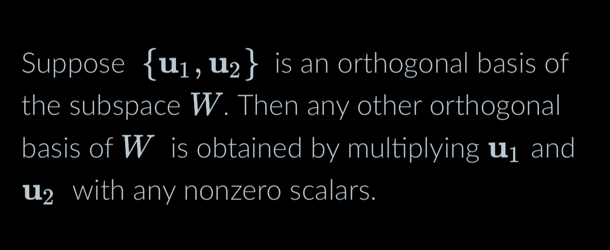 Solved Suppose {u1,u2} ﻿is an orthogonal basis of the | Chegg.com