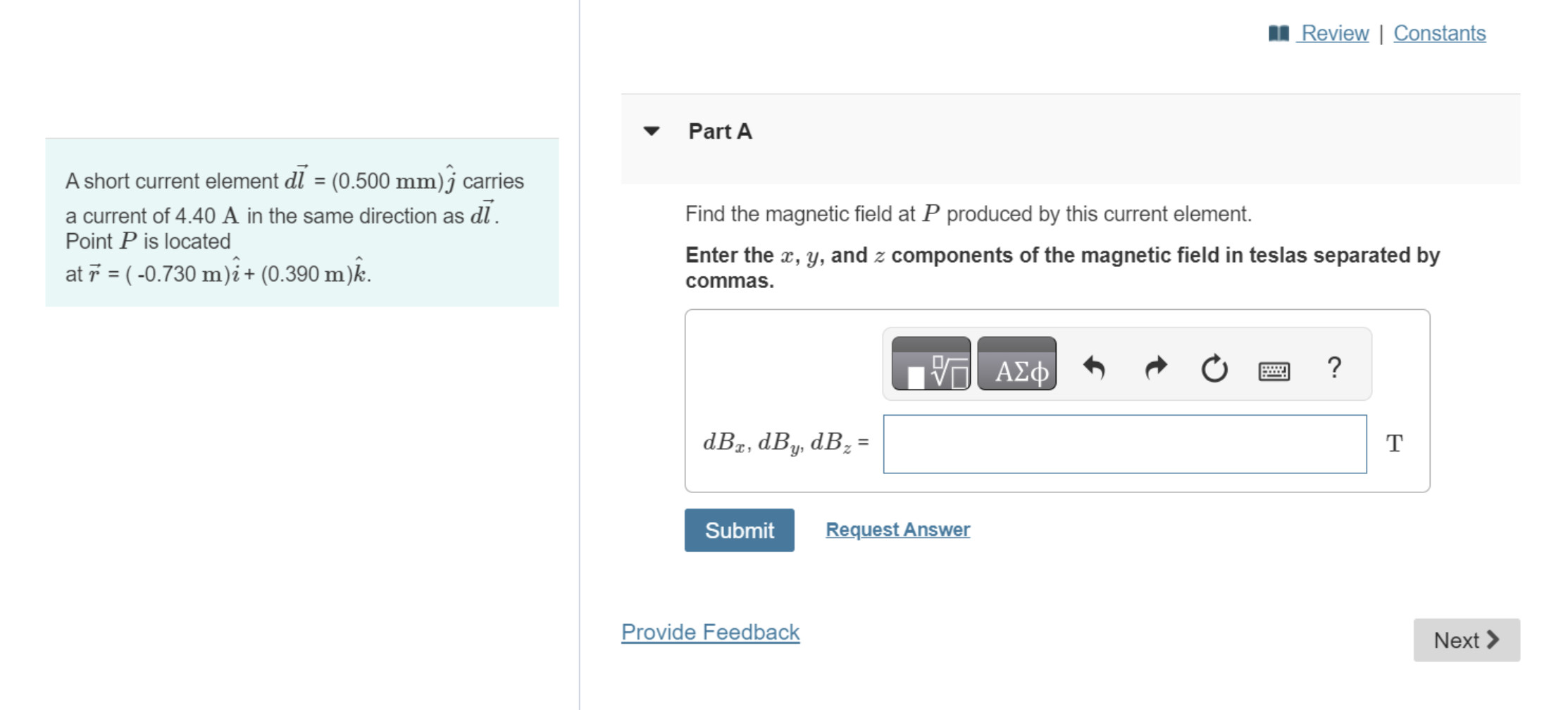 Solved Find the magnetic field at P ﻿produced by this | Chegg.com