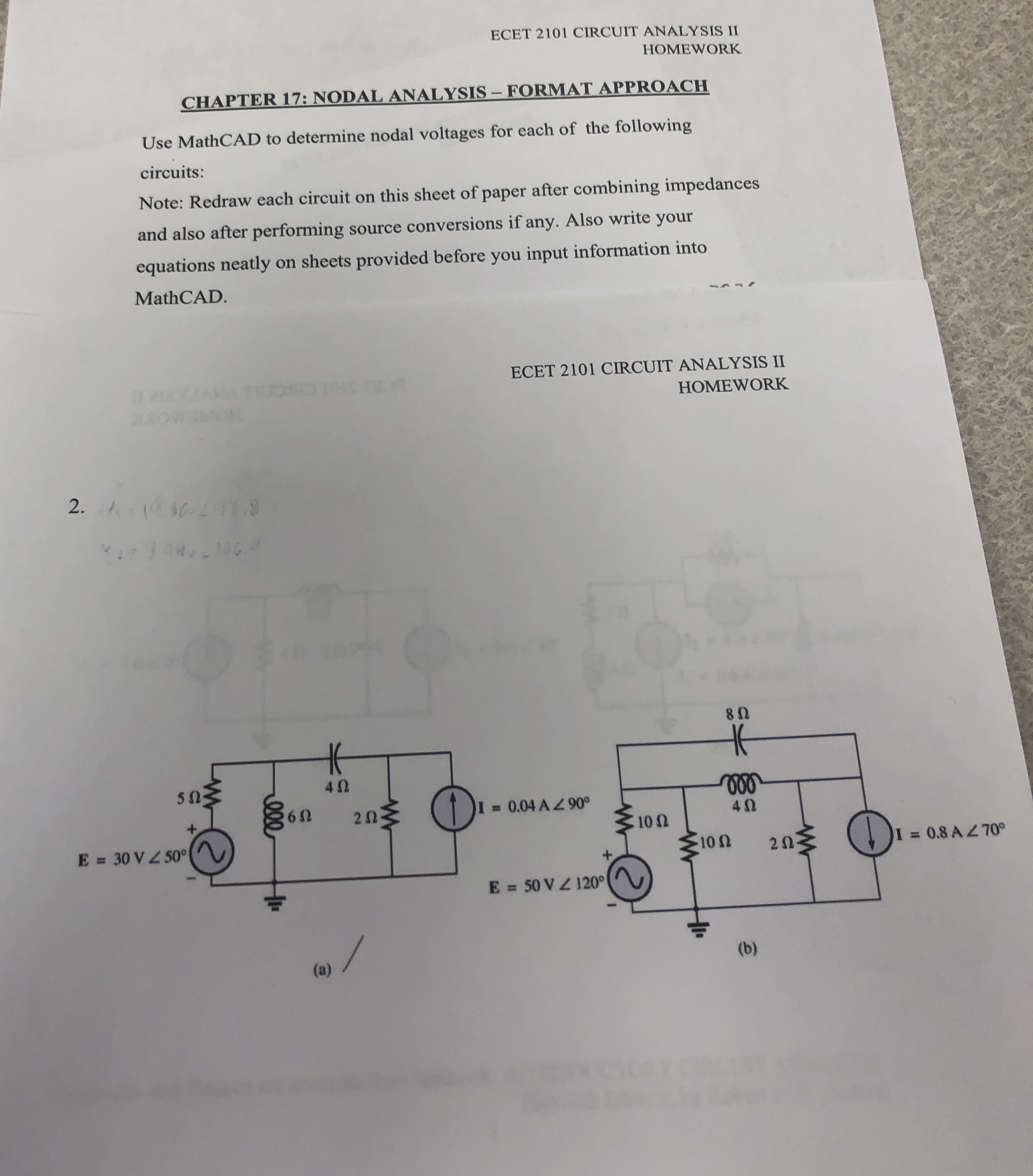 ECET 2101 ﻿CIRCUIT ANALYSIS II HOMEWORKCHAPTER 17: | Chegg.com