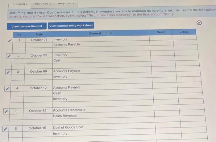 Solved the last 2 picturea show the transaction list in | Chegg.com