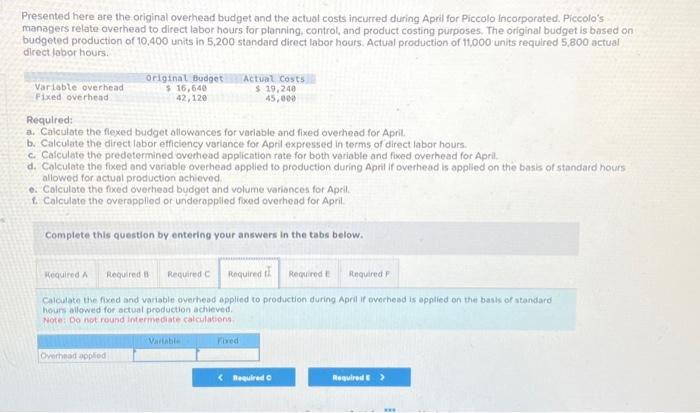 Solved Problem 15-26 (Algo) Variable and fixed overhead | Chegg.com