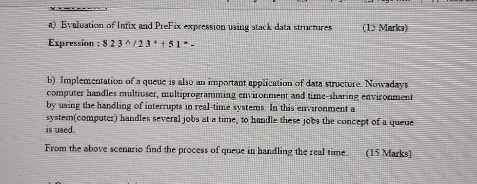 QUESTION 3 a) Consider an instruction pipeline with | Chegg.com