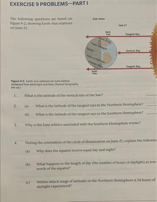 Solved EXERCISE 9 PROBLEMS-PART I The following questions | Chegg.com Solved EXERCISE 9 PROBLEMS-PART I The following questions | Chegg.com